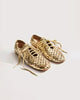 Kayla Weave Strap Flat Shoes - Gold - JW PEI